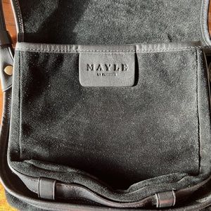 Mayle | Bags | Jane Mayle Alhambra Black Leather And Suede Crossbody ...